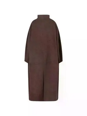 THE FRANKIE SHOP Leroy Funnel-neck Wool-blend Coat