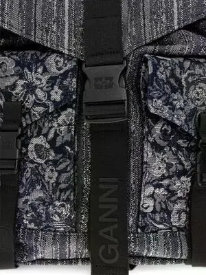 GANNI Floral-motif Backpack