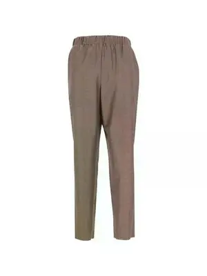 Dusan Elasticated-waistband Carrot-leg Trousers - Neutrals