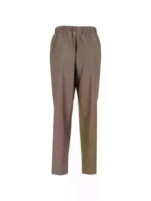 Dusan Elasticated-waistband Carrot-leg Trousers