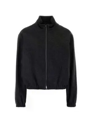 JIL SANDER High-neck Elasticated-hem Jacket