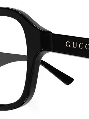 Gucci Pilot-frame Glasses - Black