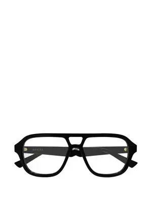 Gucci Pilot-frame Glasses - Black