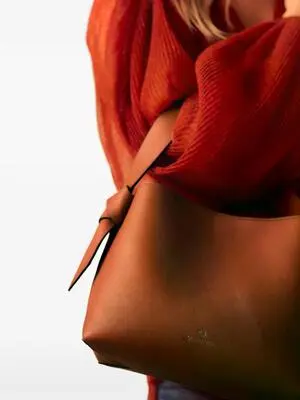 LA PORTEGNA Paulita Leather Shoulder Bag
