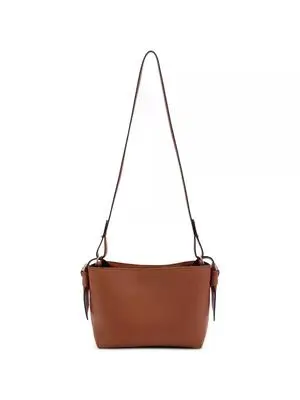 LA PORTEGNA Paulita Leather Shoulder Bag