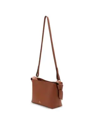 LA PORTEGNA Paulita Leather Shoulder Bag