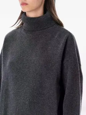 SESSUN Niko Roll-neck Drop-shoulder Sweater