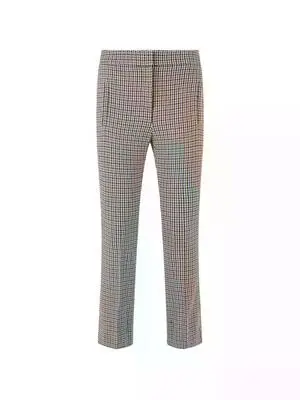 Veronica Beard Houndstooth-pattern Trousers