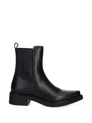 SUMMERY COPENHAGEN Cph301 Pointed-toe Pull-on Boots - Black