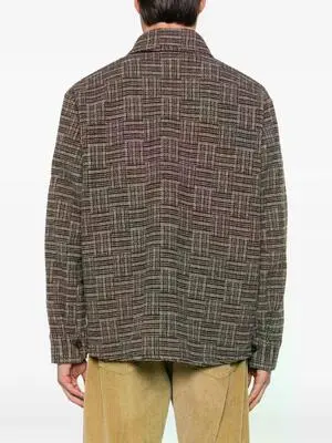 A.p.c. Checked Wool-blend Shirt