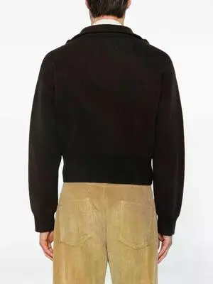 Extreme Cashmere N°385 Xtra Cute Zip-up Cardigan - Brown
