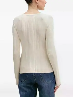 Sisley Ribbed Ladder-stitch Sweater