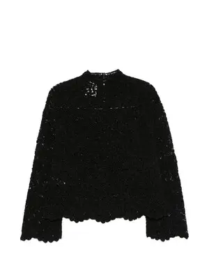 SEMICOUTURE Geneva Crochet Top