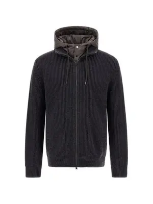 Herno Wool Cardigan - Grey