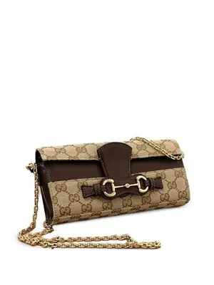 Gucci Horsebit Wallet On Chain - Beige