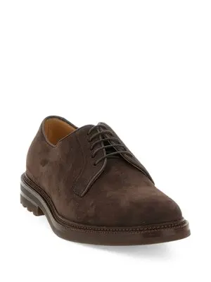 Brunello Cucinelli Leather Derby Shoes