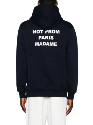 Drole De Monsieur Slogan-print Hoodie By