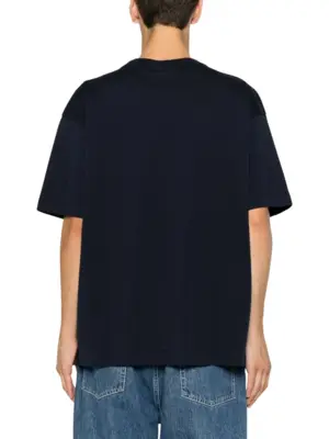 Drole De Monsieur Logo-embroidered T-shirt By