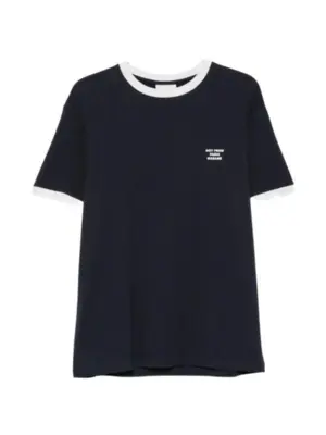 Drole De Monsieur Logo-print T-shirt - Blue