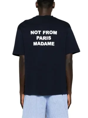 Drole De Monsieur Slogan-print T-shirt