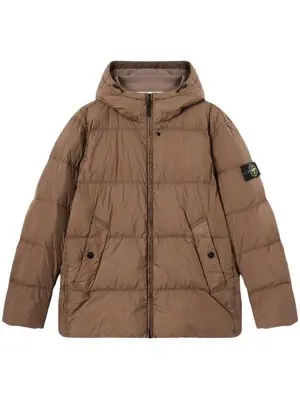 Stone Island 4100037 Crinkle Reps Ny Wind-resistant Down - Beige