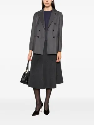 SUSANNE BOMMER Wool Midi Skirt