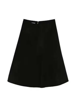 SUSANNE BOMMER Wool Midi Skirt