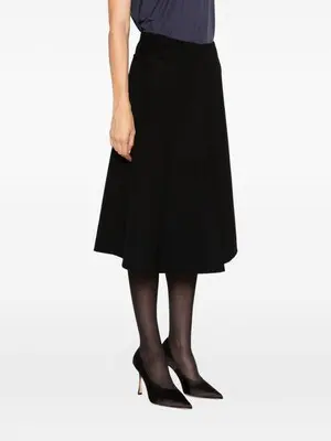SUSANNE BOMMER Wool Midi Skirt