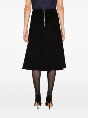 SUSANNE BOMMER Wool Midi Skirt