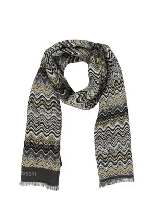 Missoni Zigzag-pattern Wool Scarf - Multi