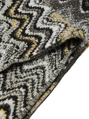 Missoni Zigzag-pattern Wool Scarf