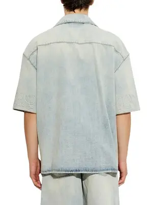 Loewe Short-sleeve Denim Shirt