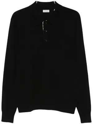 Burberry Long-sleeve Polo Shirt