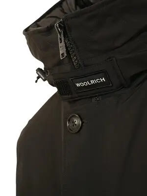 Woolrich Button-up Hooded Coat