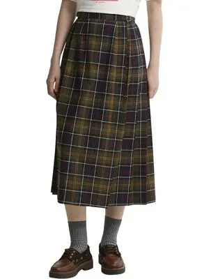 Barbour Irene Tartan Midi Skirt