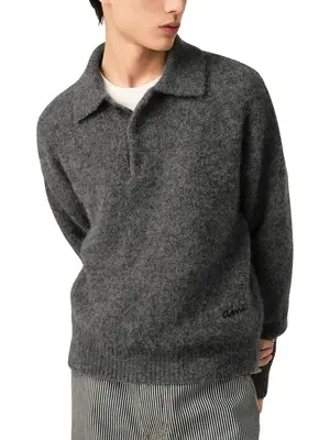 AMI Paris Wool Polo Shirt