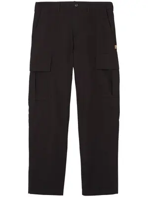 Burberry Cotton Cargo Trousers - Brown