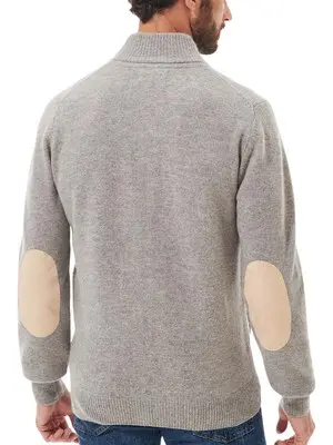 Barbour Wool Zip Through Sweater