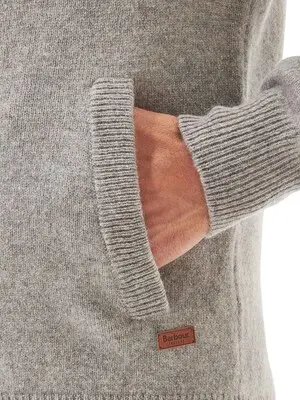 Barbour Wool Zip Through Sweater