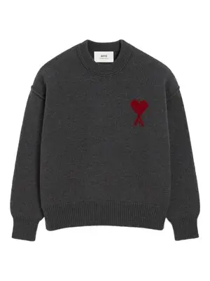 AMI Paris Heart Wool Sweater
