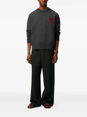 AMI Paris Heart Wool Sweater