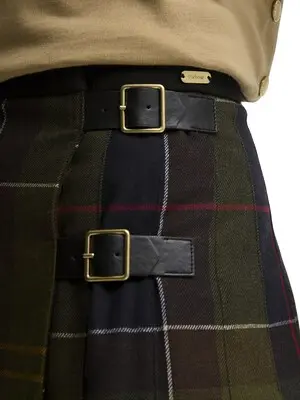 Barbour Marena Tartan Midi Skirt