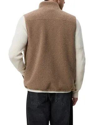 LES DEUX Patch Teddy Vest - Beige