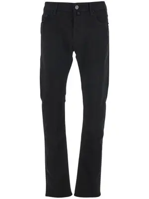 Jacob Cohen Logo Patch Jeans - Black