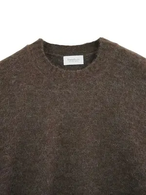 DIANA STUDIO Alpaca Blend Crew Neck With Raw Cut