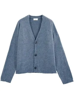 DIANA STUDIO Alpaca Blend Cardigan With Raw Cut Edges