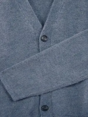 DIANA STUDIO Alpaca Blend Cardigan With Raw Cut Edges