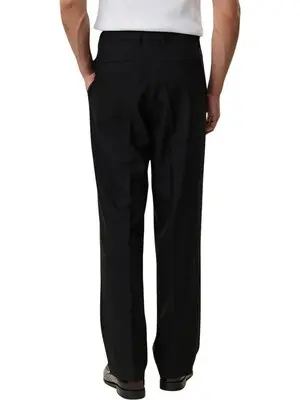 LES DEUX Brushed Twill Tailored Pants