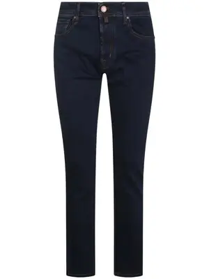 Jacob Cohen Logo-patch Slim-fit Jeans - Blue