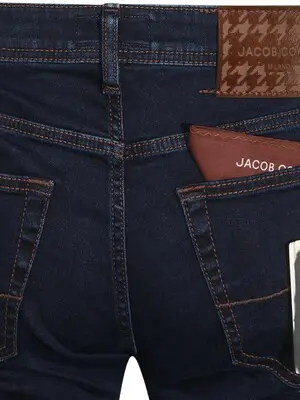 Jacob Cohen Logo-patch Slim-fit Jeans